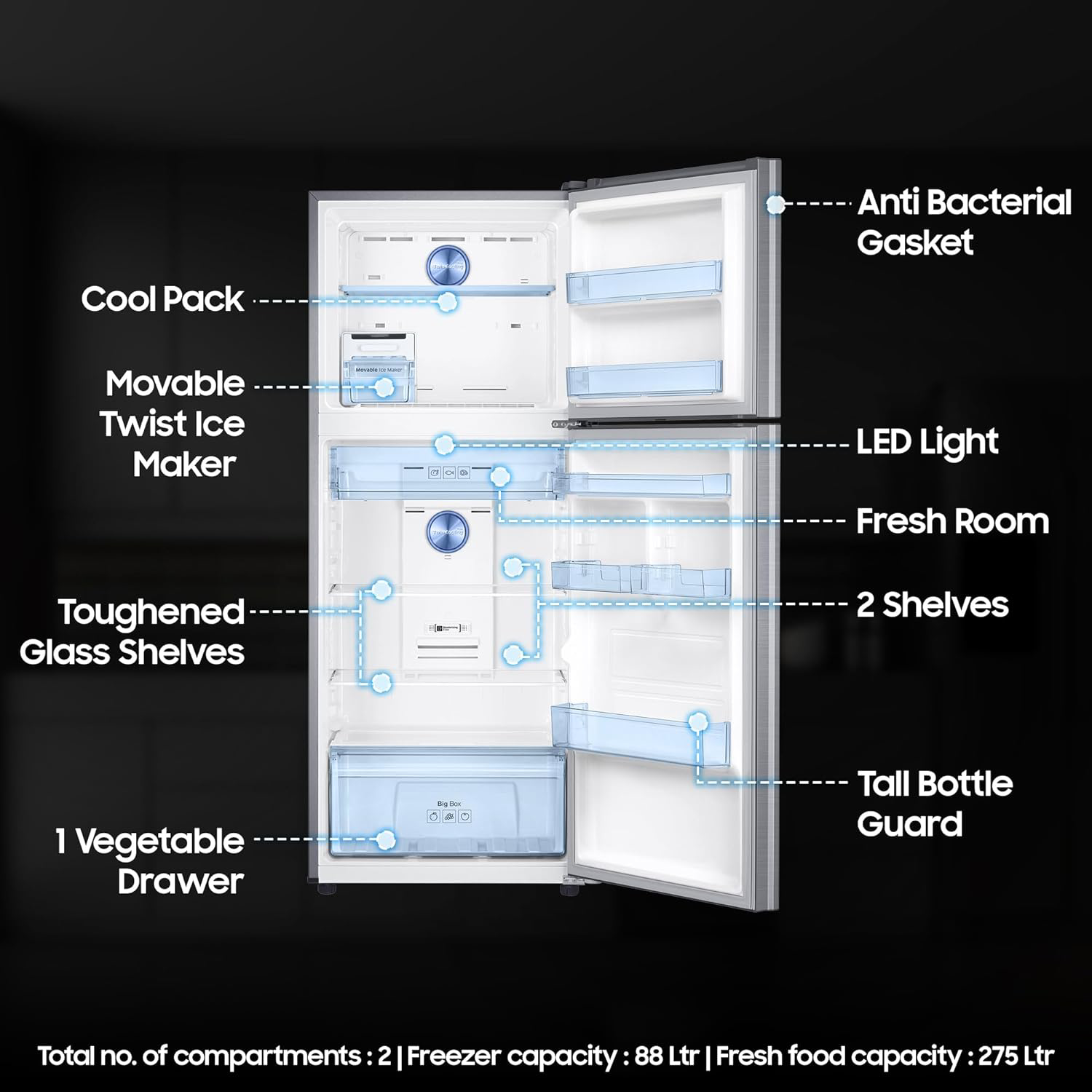 Welcome to MTechMart. Samsung 465 L, Optimal Fresh+, Digital Inverter ...